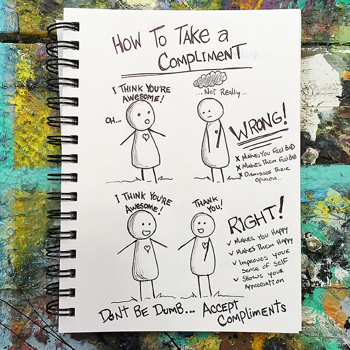 How To Take A Compliment #SBS