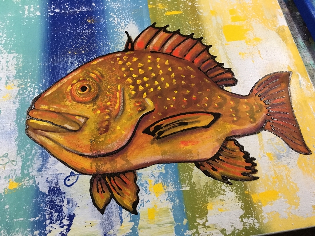 Orange Snapper By Rafi Perez