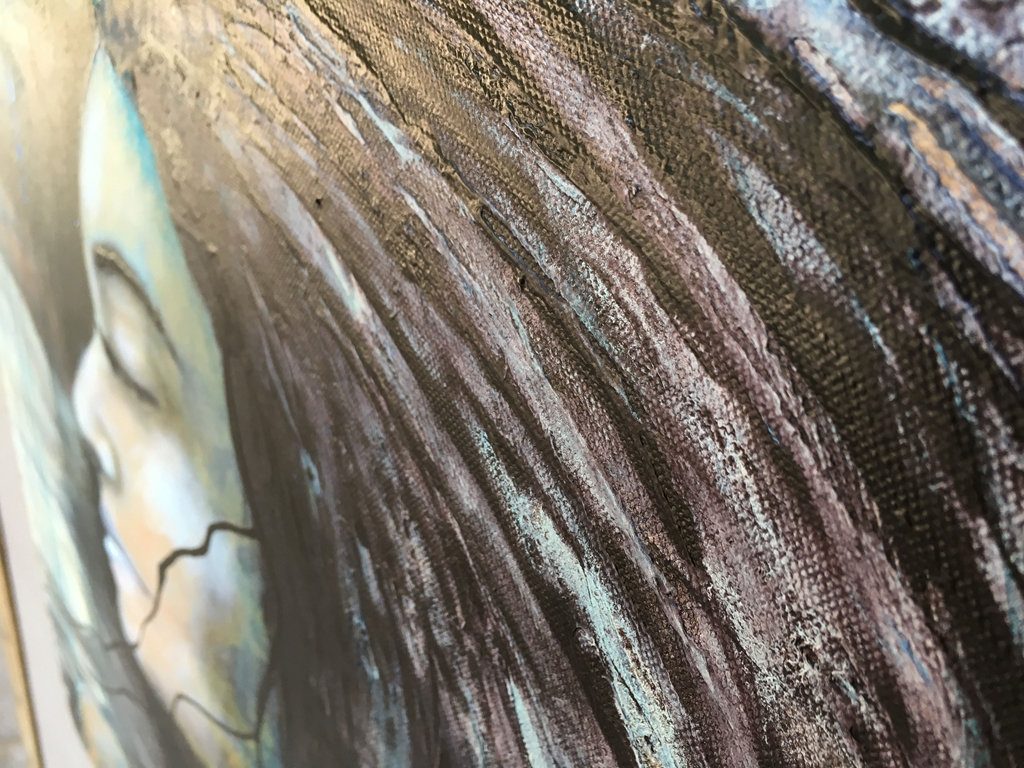 Integrating Hope Original Painting by artist Rafi Perez Mixed Medium on ...