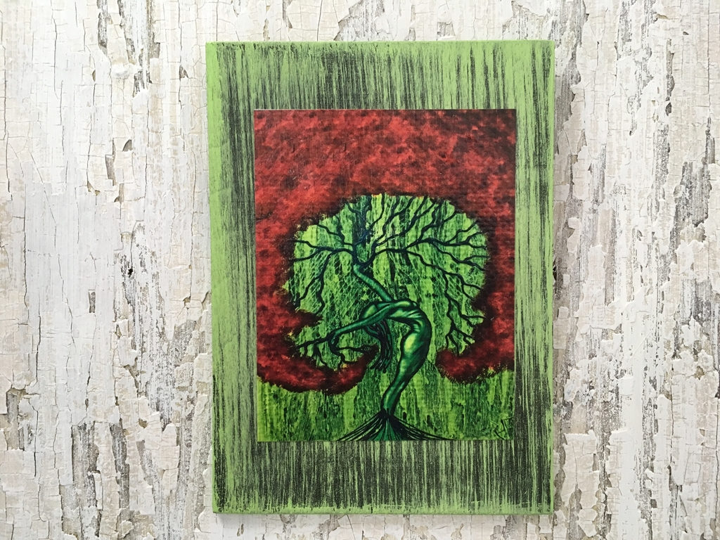 Nature Of Love Tree Rustic Wall Art By Artist Rafi Perez Original ...